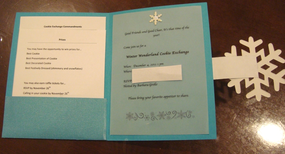 Barb Grollo's Cookie Exchange Invitation